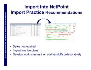 Leveraging NetPoint & Excel for Template-Based Project Planning | PPT