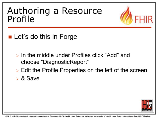 FHIR Profiling tutorial | PPT