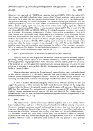 Natural Fibers Polymeric Composites with Particulate Fillers – A review ...