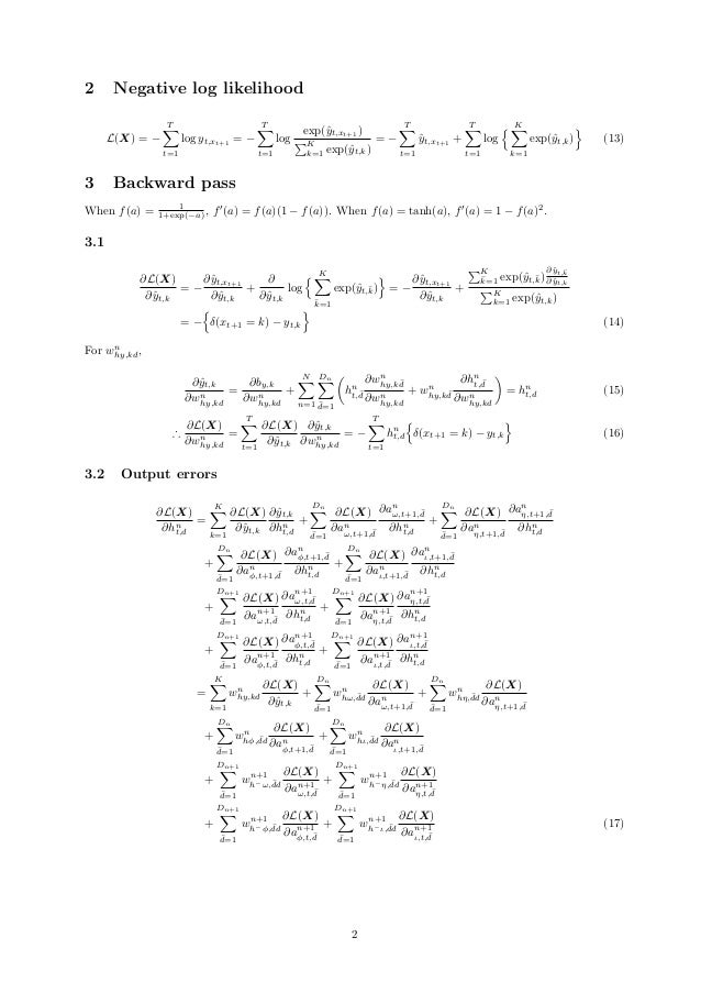 A Note on BPTT for LSTM LM
