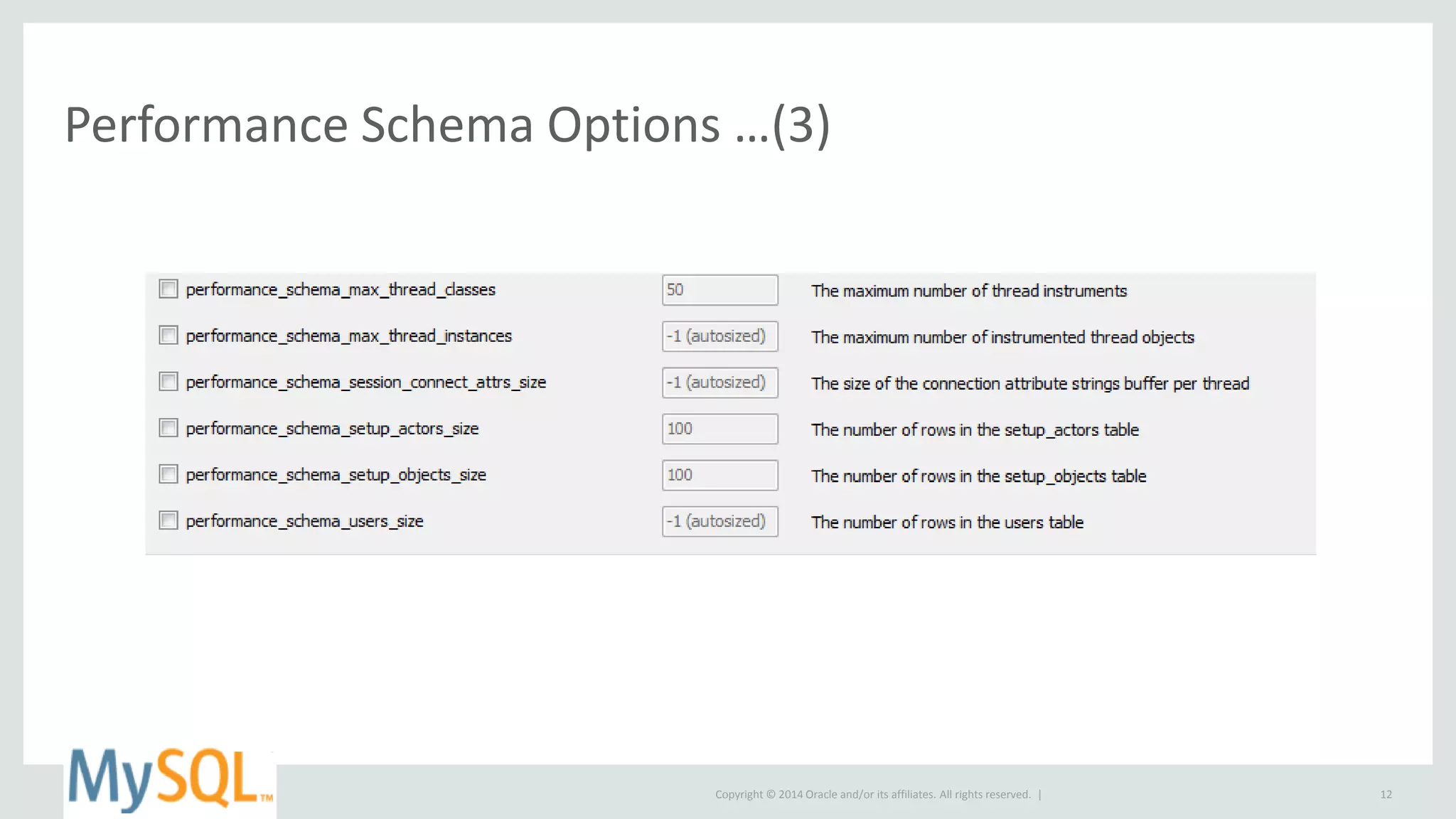 20150110 my sql-performanceschema | PPT