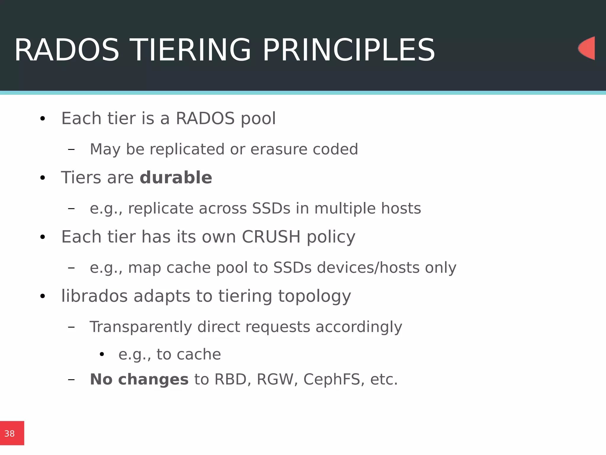 Storage tiering and erasure coding in Ceph (SCaLE13x) | PPT