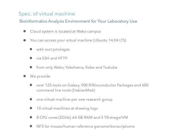 Bioinformatics Analysis Environment for Your Laboratory Use