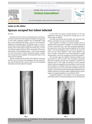 Spouse escaped but infant infected | PDF