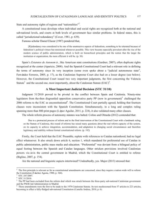 2015 02 judicialization of catalonian language and identity politics | PDF