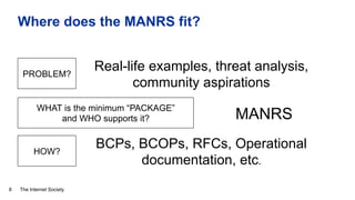 How can we work together to improve security and resilience of the ...