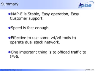 MAP-E as IPv4 over IPv6 Technology | PDF