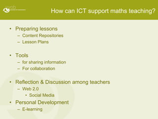 Introduction to ICT for Maths Educators | PPTX