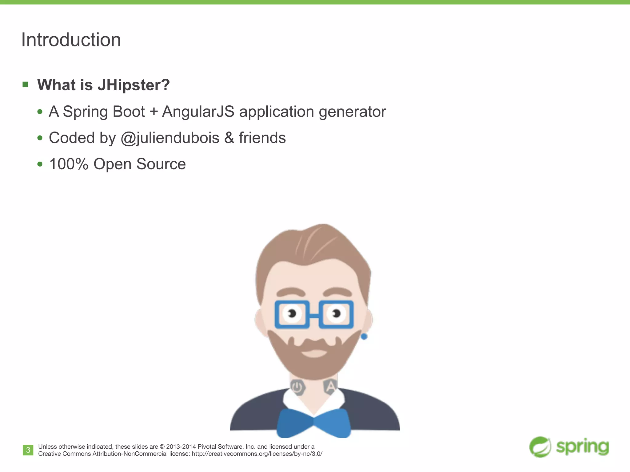 JHipster for Spring Boot webinar | PPT