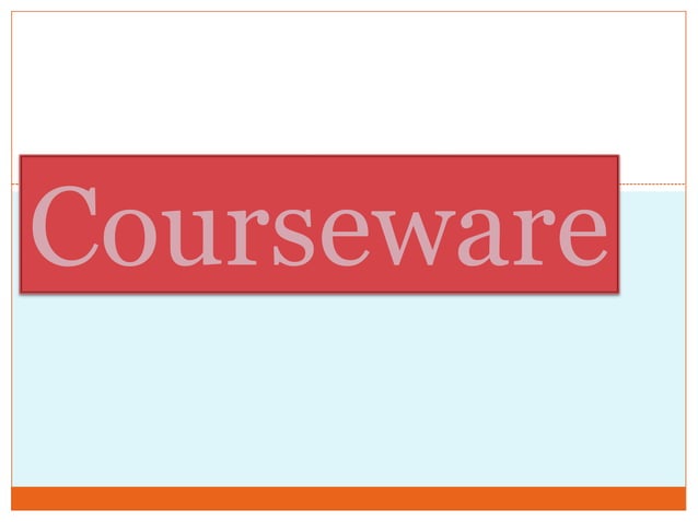 courseware and storyboard | PPT