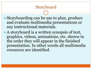 courseware and storyboard | PPT