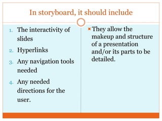 courseware and storyboard | PPT