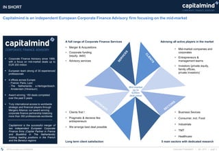 Capitalmind - Midmarket M&A | PPT