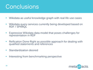 Querying the Wikidata Knowledge Graph | PPT