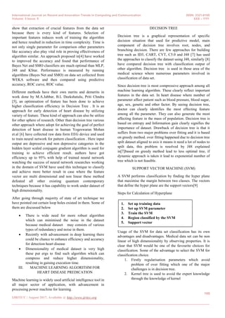 Prediction of Heart Disease using Machine Learning Algorithms: A Survey | PDF