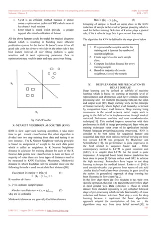 Prediction of Heart Disease using Machine Learning Algorithms: A Survey ...