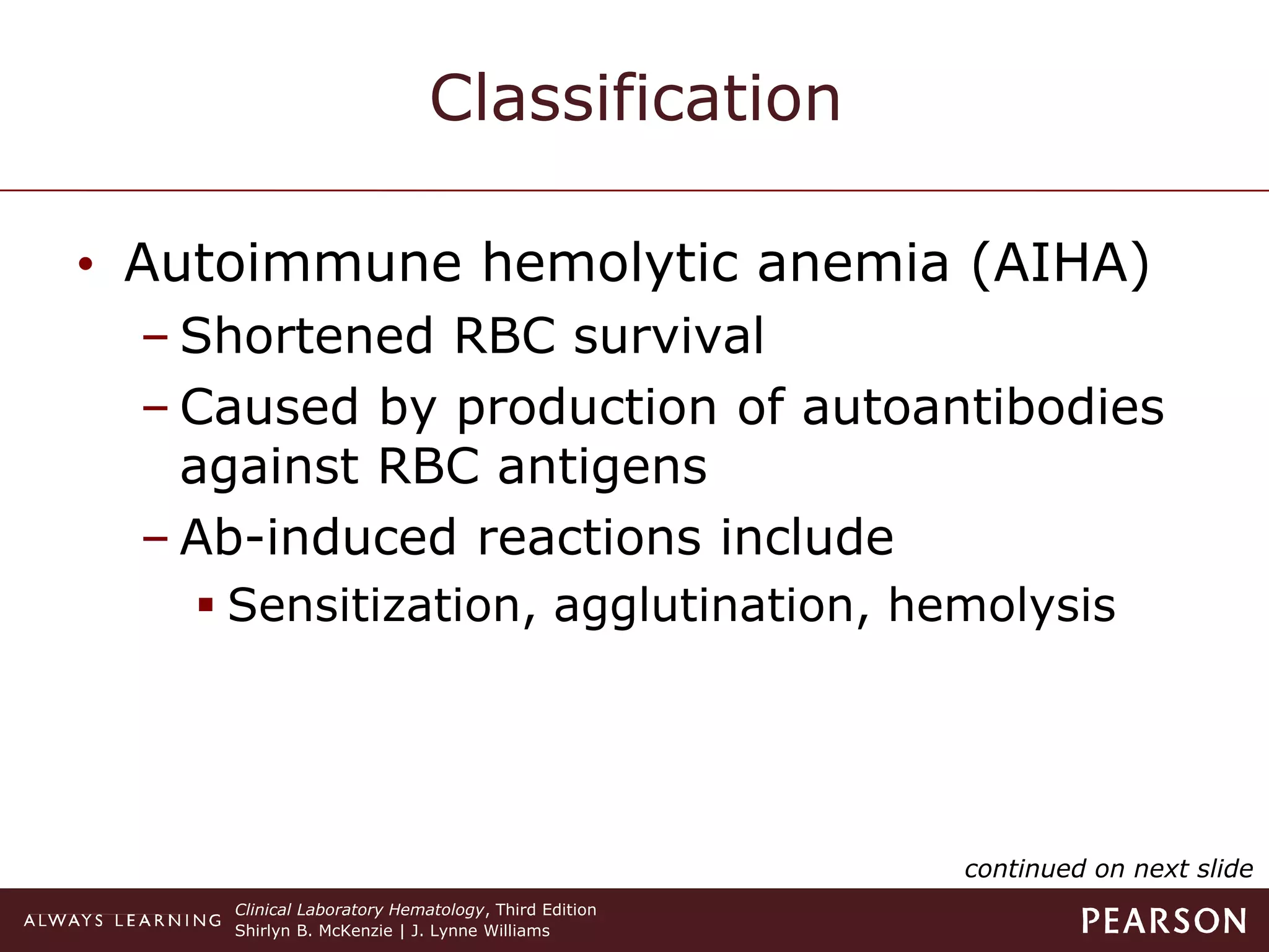 immune hemolytic anemia | PDF