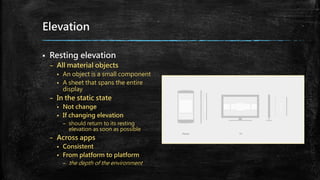Material design introduction | PPTX