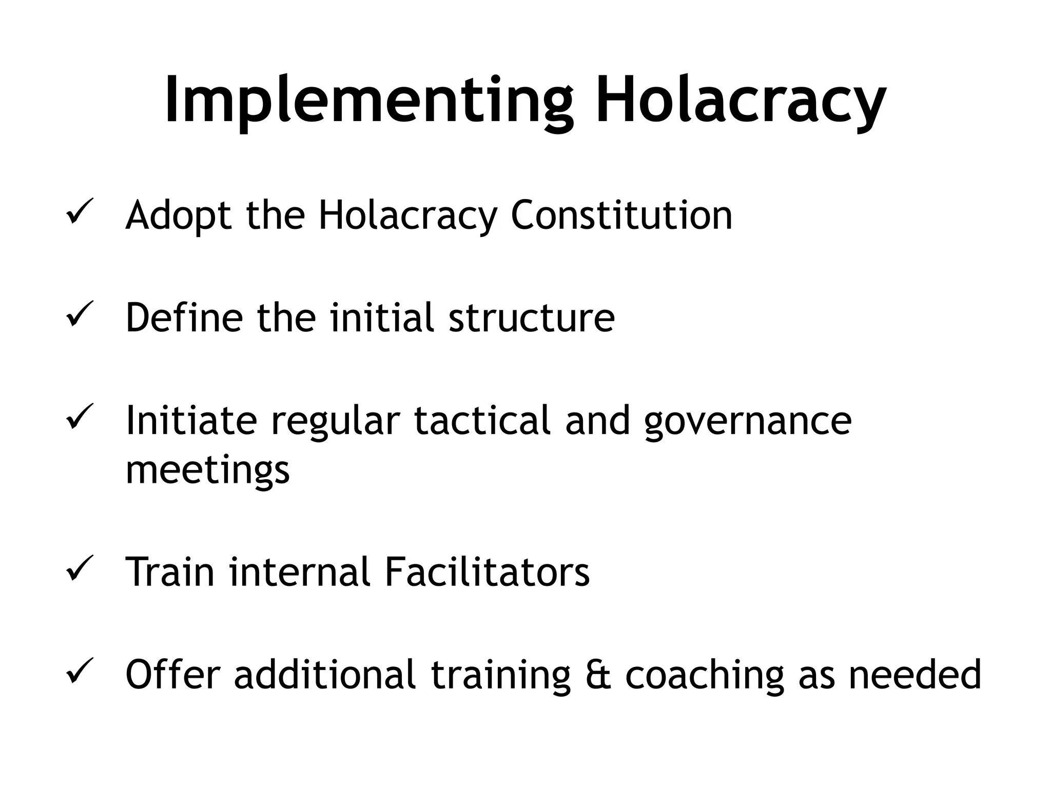 Introduction to Holacracy | PPTX