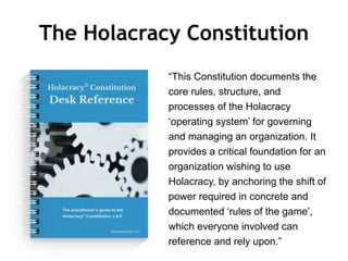 Introduction to Holacracy | PPTX