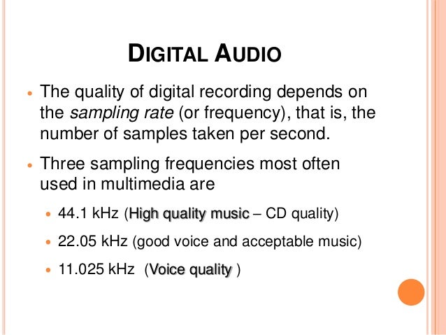 Definition Audio