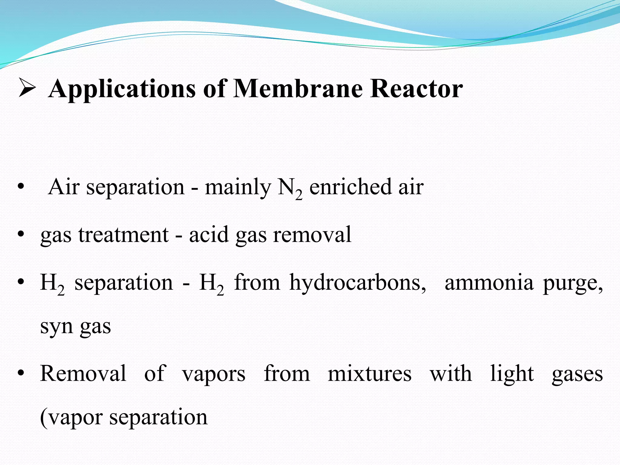 membrane reactor for gas separation | PPT