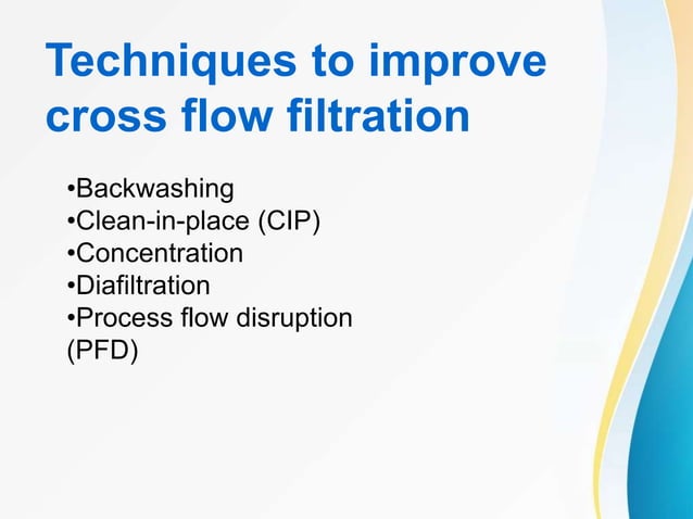 cross flow filtration | PPTX | Chemistry | Science