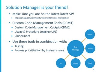 2015 04 Preparing for the SAP S/4HANA Migration | PPT