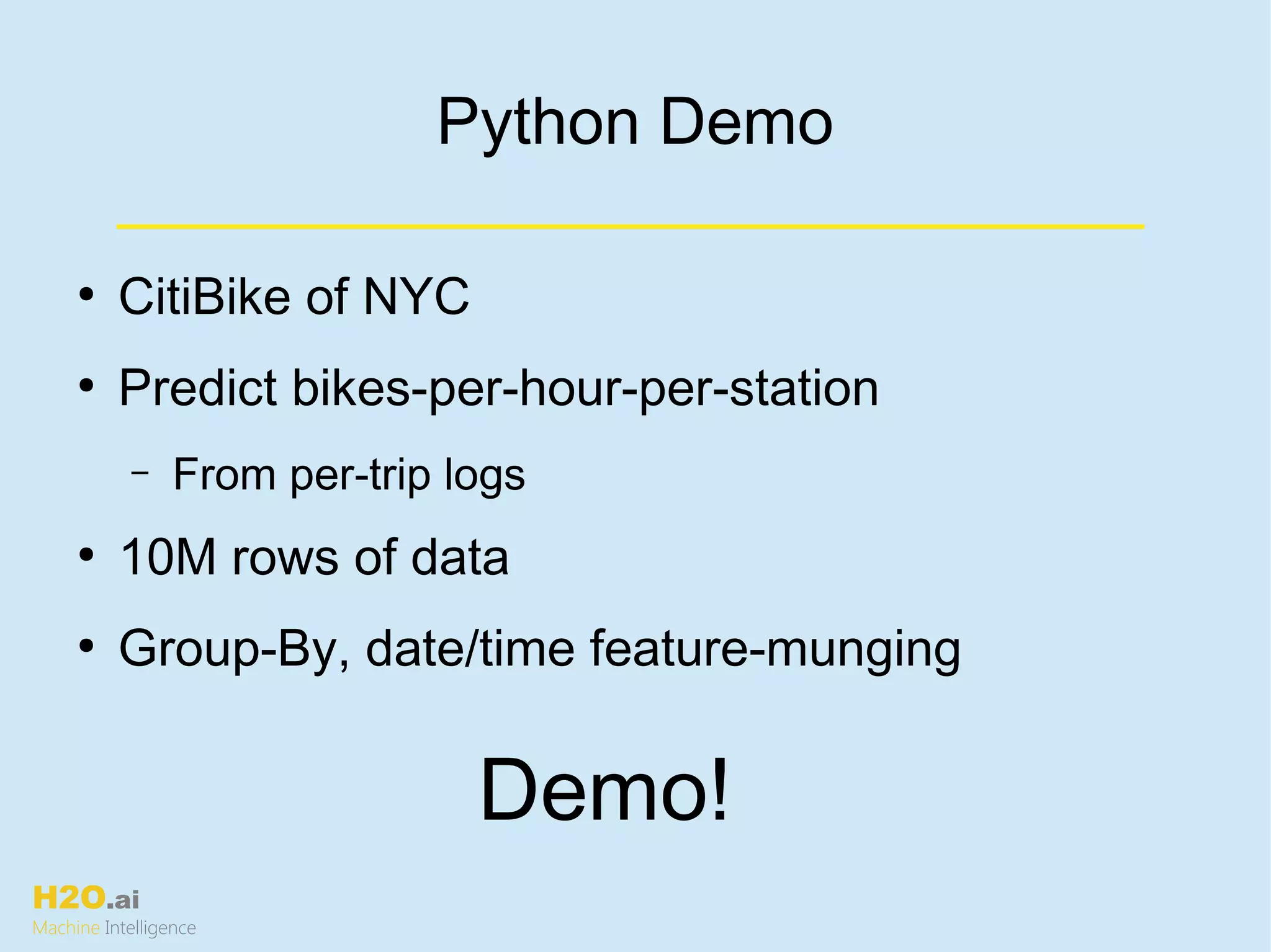 Python and H2O with Cliff Click at PyData Dallas 2015 | PPT