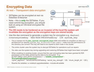 201504 securing cassandraanddse | PPT