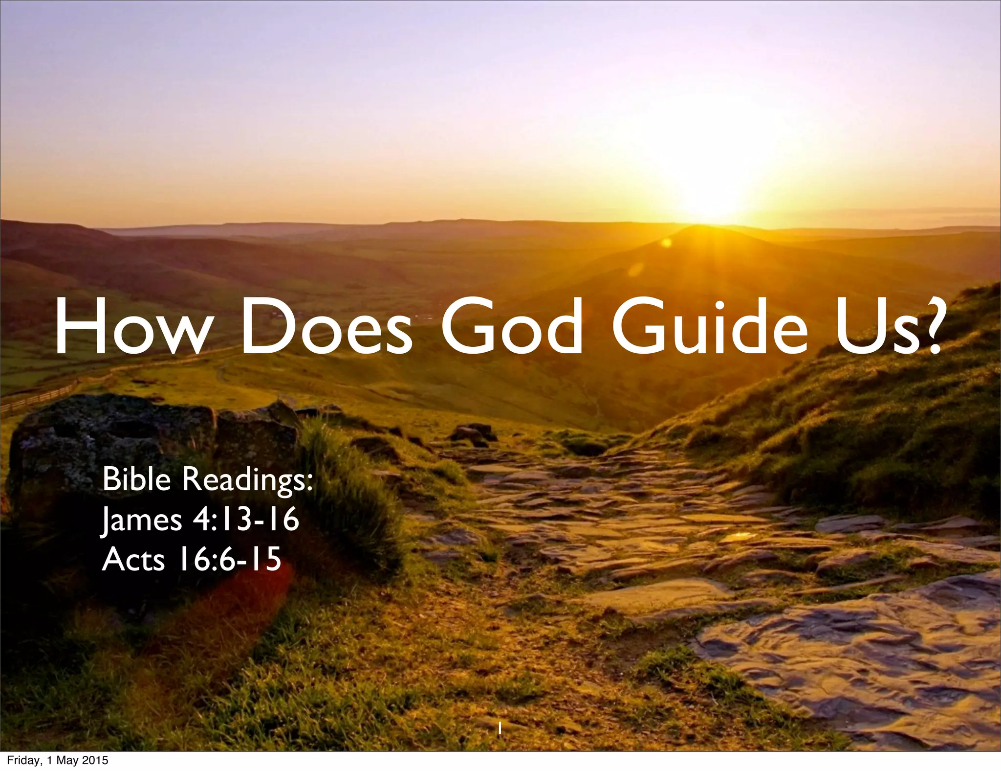 How Does God Guide Us? | PDF