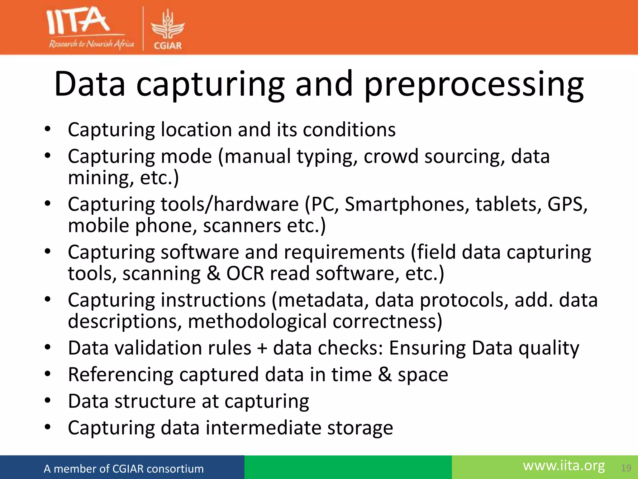 Introduction To Data Management Terminologies And Use Of Data