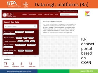 Introduction to data management, terminologies and use of data ...