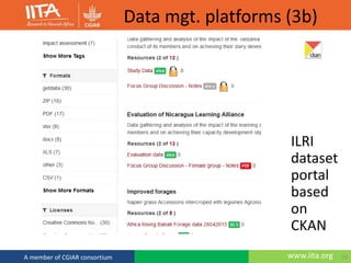 Introduction to data management, terminologies and use of data management platforms | PPTX