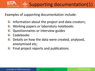 Introduction to data management, terminologies and use of data ...