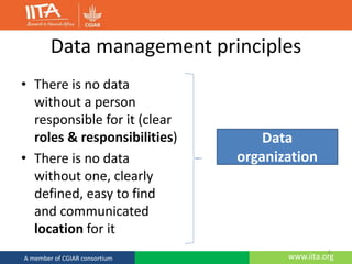 Introduction to data management, terminologies and use of data management platforms | PPTX