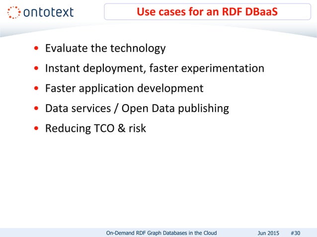 On-Demand RDF Graph Databases in the Cloud | PPT