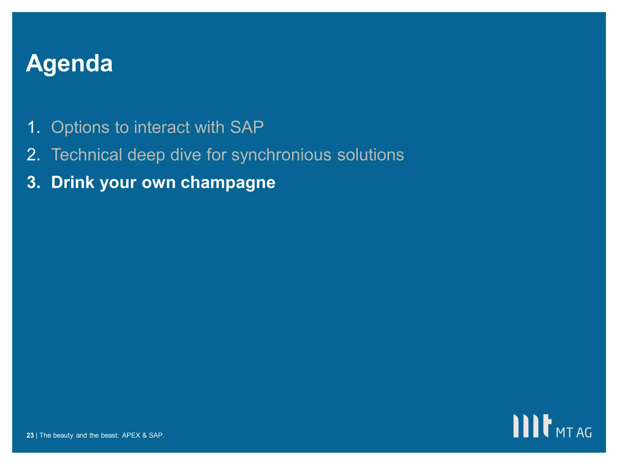 The_Beauty_And_The_Beast_APEX_and_SAP | PPT