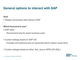 The_Beauty_And_The_Beast_APEX_and_SAP | PPT