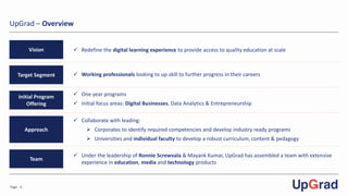 UpGrad - our vision for online higher education | PPTX