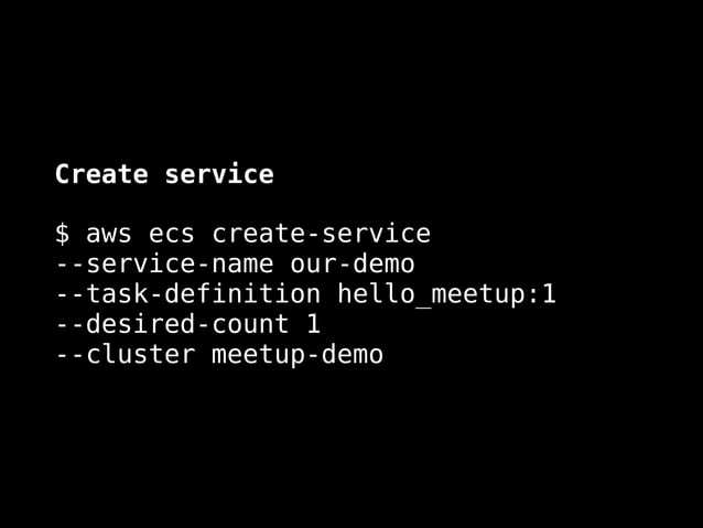 AWS Elastic Container Service | PDF