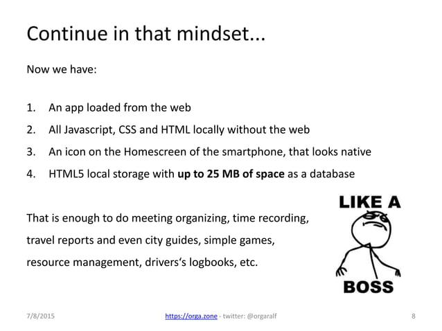 HTML5 AppCache: The Manifest | PPT