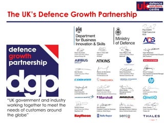 8 July 2015: UK Defence Solutions Centre overview | PPTX