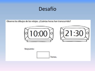Aprender la hora en reloj digital SEGUND AÑO BASICO .ppt