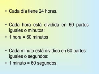 Aprender la hora en reloj digital SEGUND AÑO BASICO .ppt