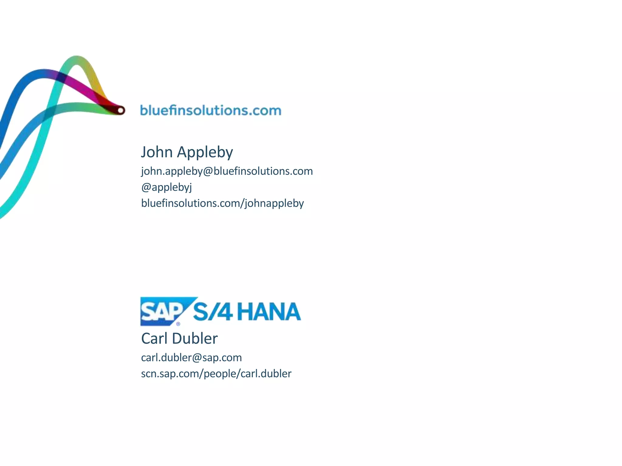 Building the Business Case for SAP S/4HANA | PPTX