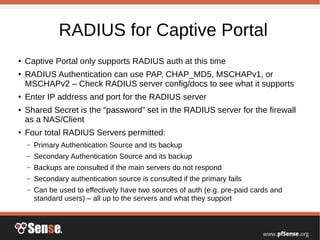 RADIUS and LDAP - pfSense Hangout August 2015 | PPT | Free download