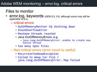 CIRCUIT 2015 - Monitoring AEM | PPT
