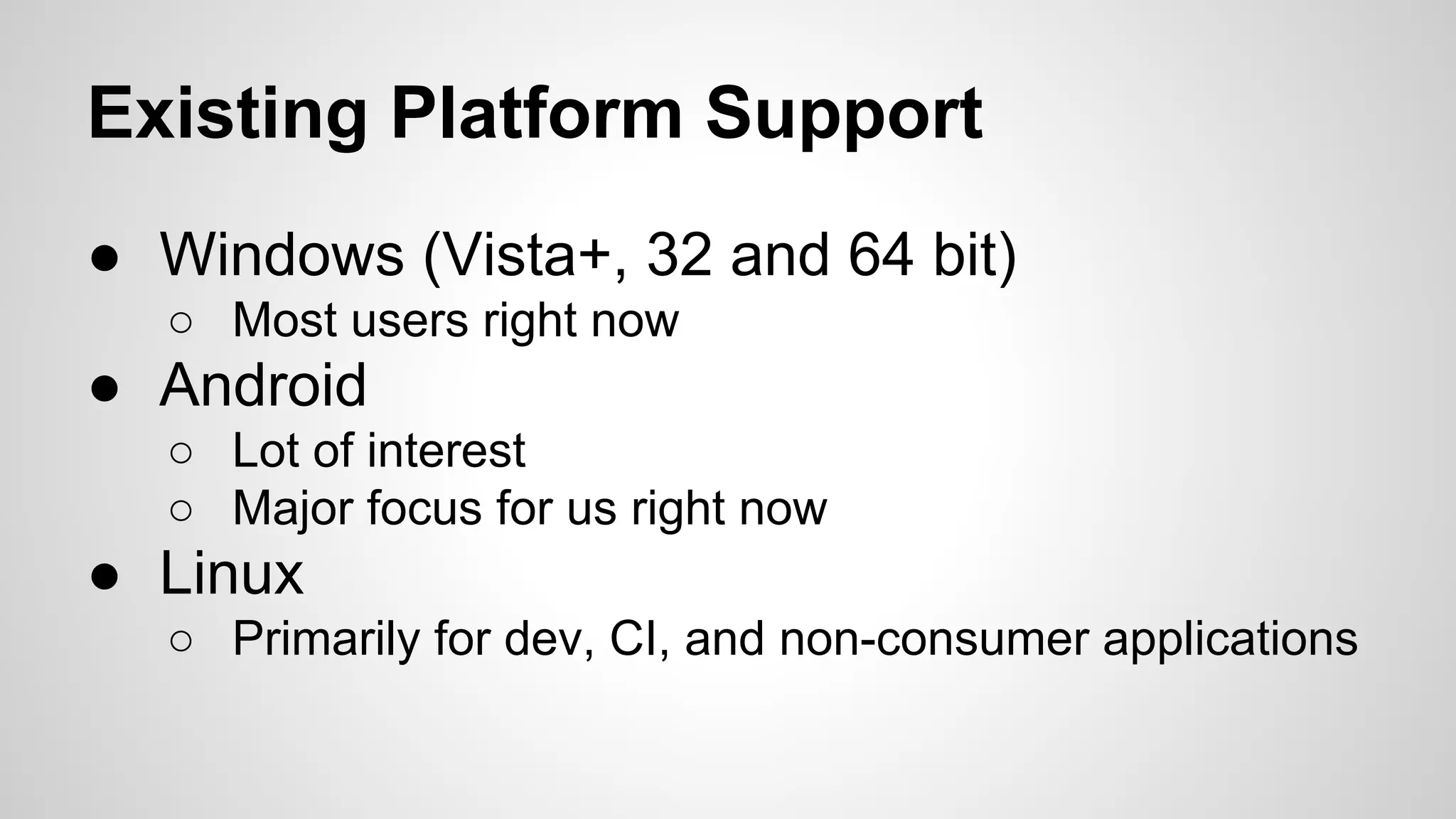 OSVR Operating System Platforms and Portability | PPT
