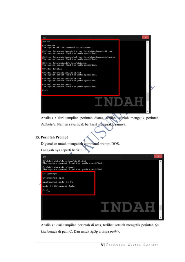 Laporan Praktikum Sistem Operasi Modul 1 | PDF